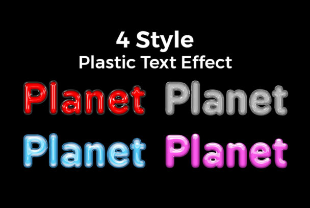 Plastic Text Style Step by Step - PsFiles