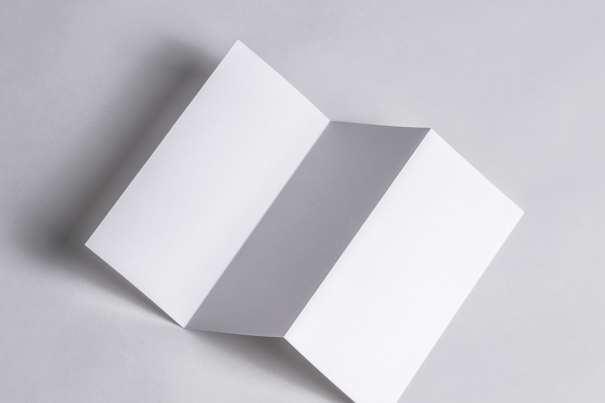 Clean Z-fold Brochure Mockup - PsFiles
