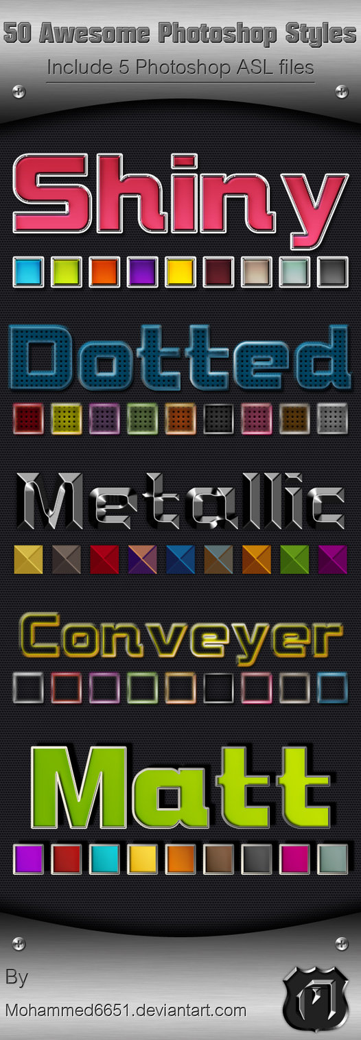 50 Awesome Ps Layer Styles - PsFiles