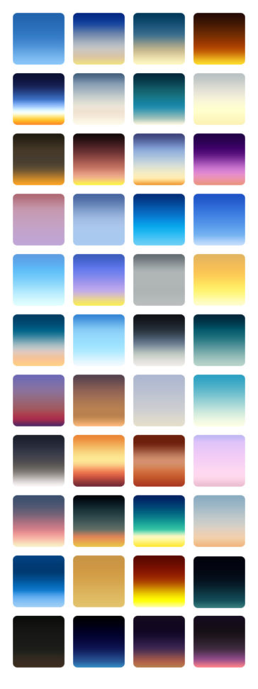 44 Realistic Sky Ps Gradients - PsFiles