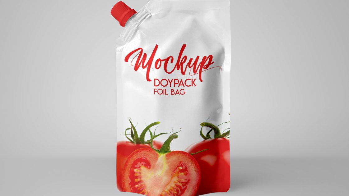 Free Doy Pack Stand-Up Pouch Mockup PSD - PsFiles