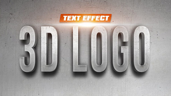 Free 3D Logo On The Wall Mockup PSD - PsFiles