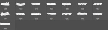 15 Brush Stroke Photoshop Brushes - PsFiles