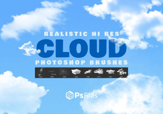 Realistic Hi Res Cloud Brushes - PsFiles
