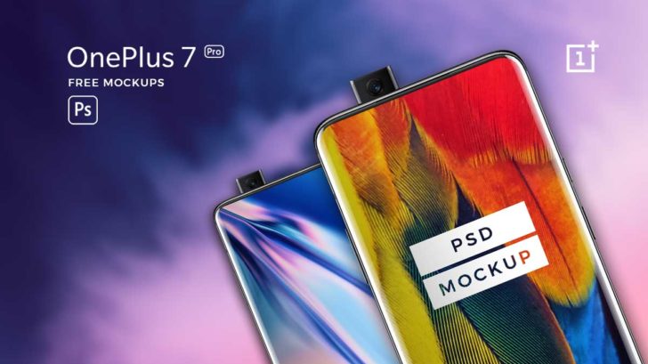 OnePlus 7 Pro Free PSD Mockup - PsFiles