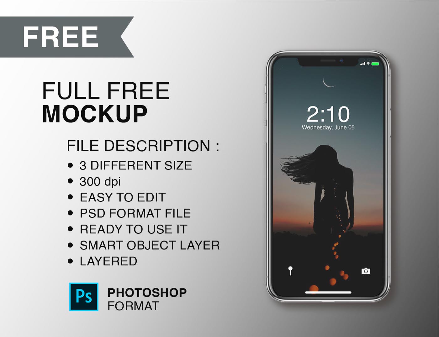 Free iPhone X PSD Mockup Set - PsFiles