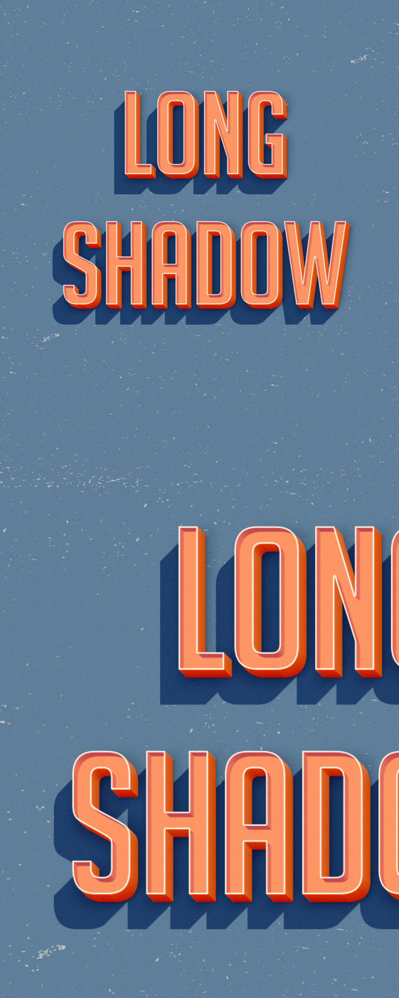 Free 3D Long Shadow Text effect PSD - PsFiles