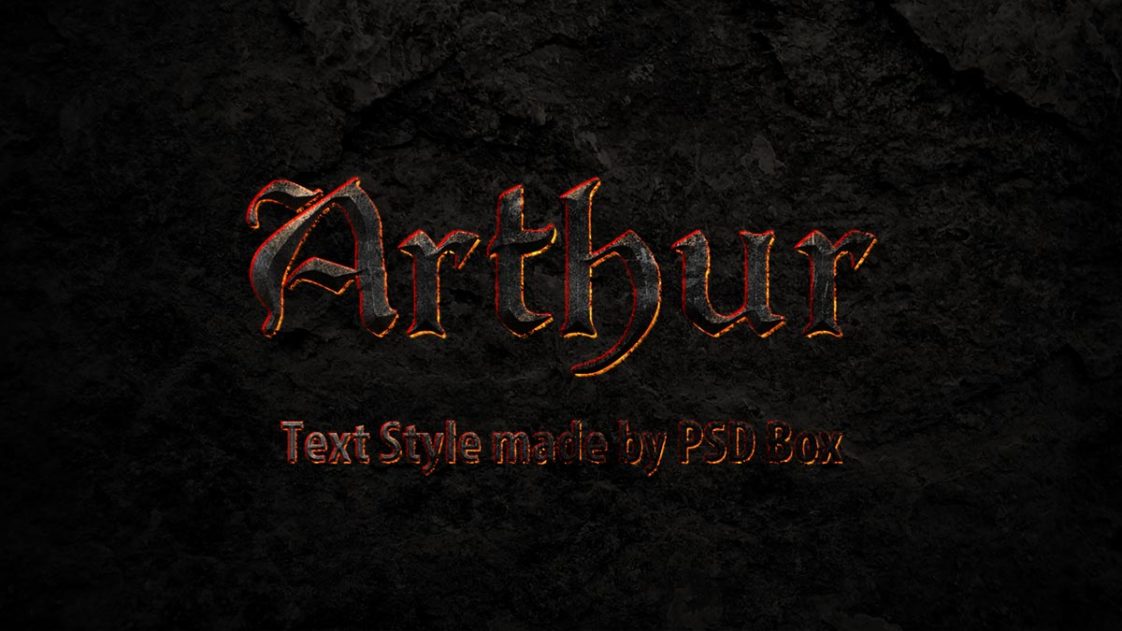 Medieval Photoshop Text Effect - PsFiles