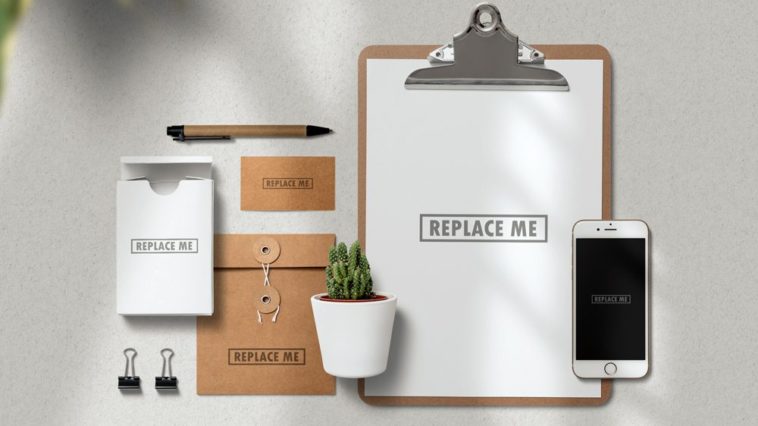 Clipboard Branding Mockup PSD set - PsFiles