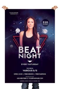Free Beat Night Flyer Template - PsFiles