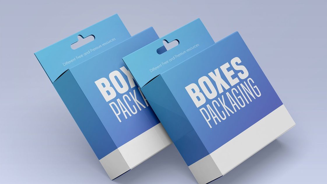 Free Slim Hanging Box Packaging Mockup PSD for Free - PsFiles