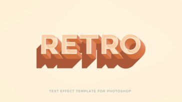Retro 3D Text Effect Vol 05 - PsFiles