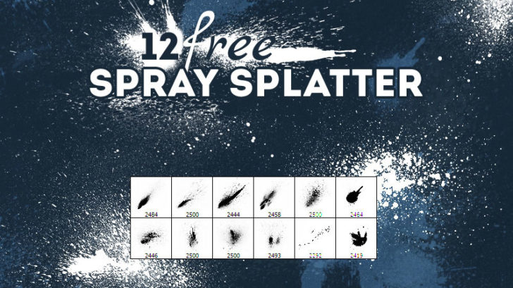 Free 20 Blood Splatter Ps Brushes Abr - PsFiles