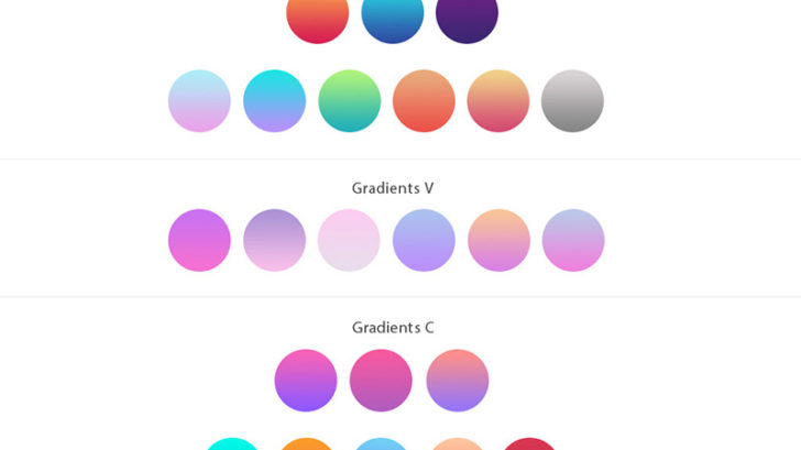 Free 150+ UI Gradients Color Styles - PsFiles
