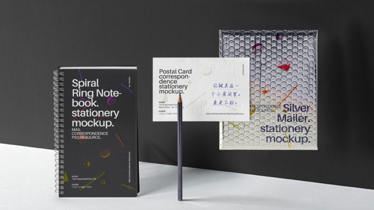 Free A5 Notebook Mockup - PsFiles