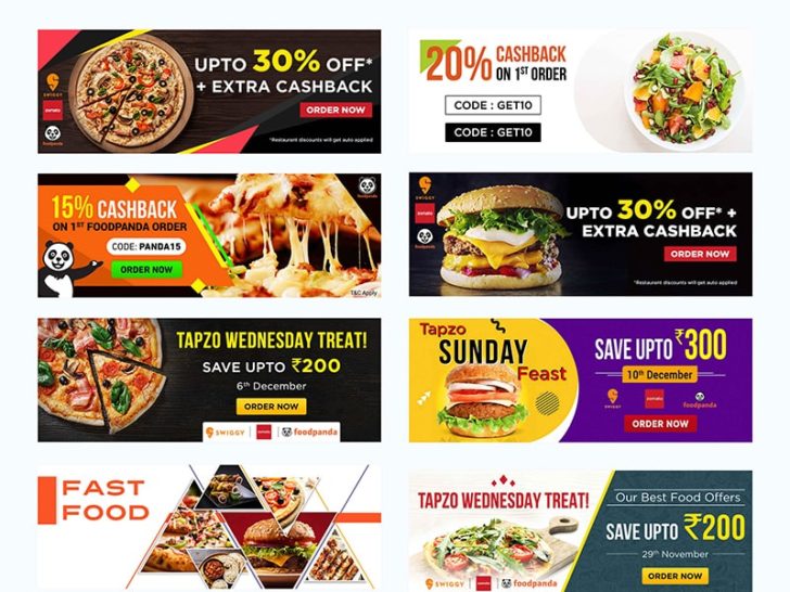 Facebook Cover Page Templates - Social Media Food Banners - PsFiles