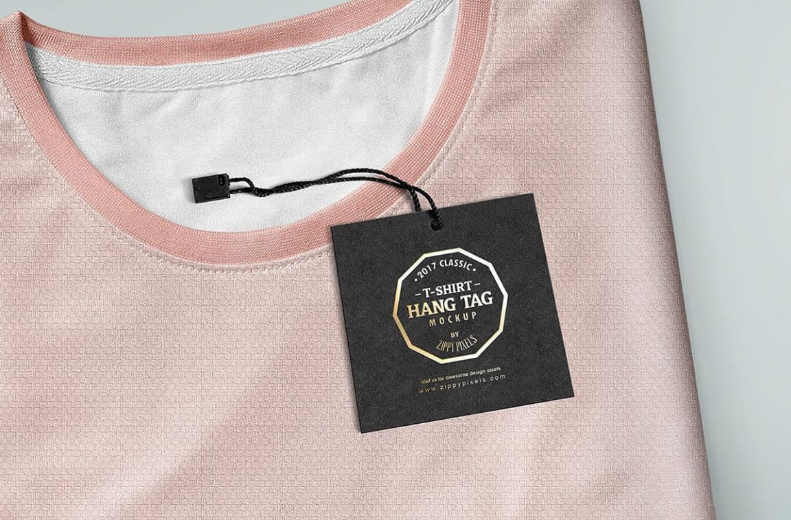 Free Classy Label Tag Mockup PSD - PsFiles
