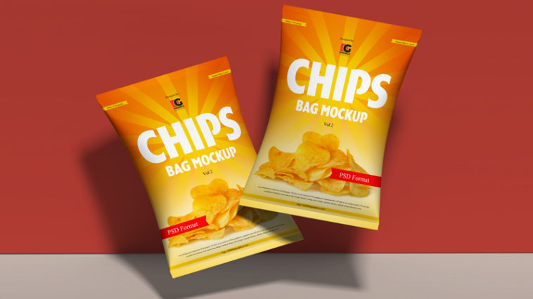 Free Chips Packet Design PSD Template - PsFiles