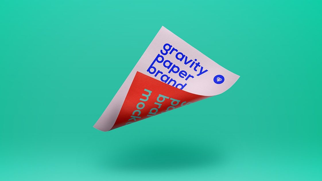 Free PSD Page Curled Flyer Free Mockup PSD Set - PsFiles