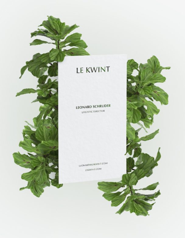 Free Gravity Invitation Card with Plant Mockup PSD - PsFiles
