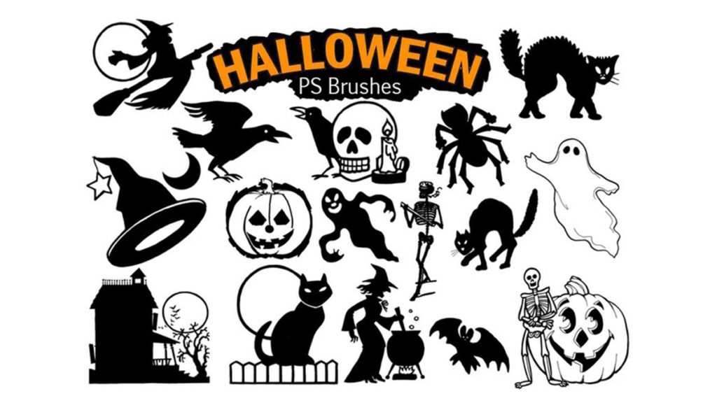 Free 20 Halloween Ps Brushes .abr - PsFiles
