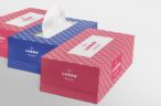 Free Premium Tissue Paper Box Mockup - PsFiles