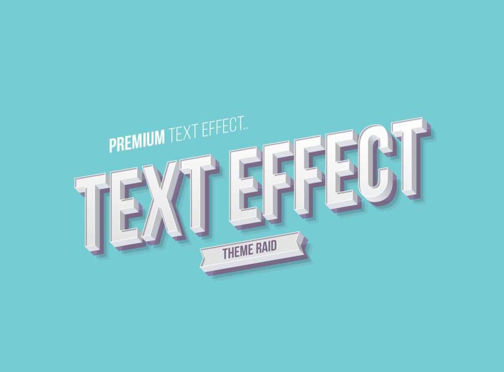 Free Isometric 3D Text Effect PSD - PsFiles