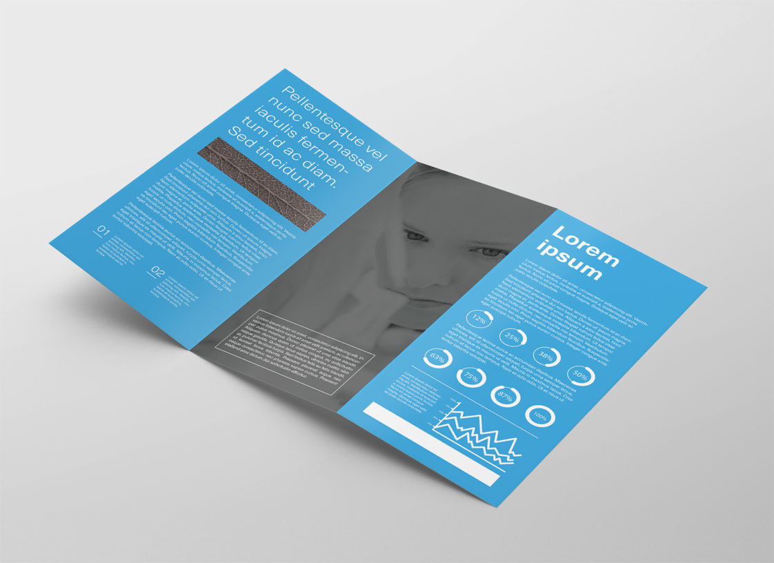 Free PSD Tri-Fold Flyer Mockup PSD - PsFiles