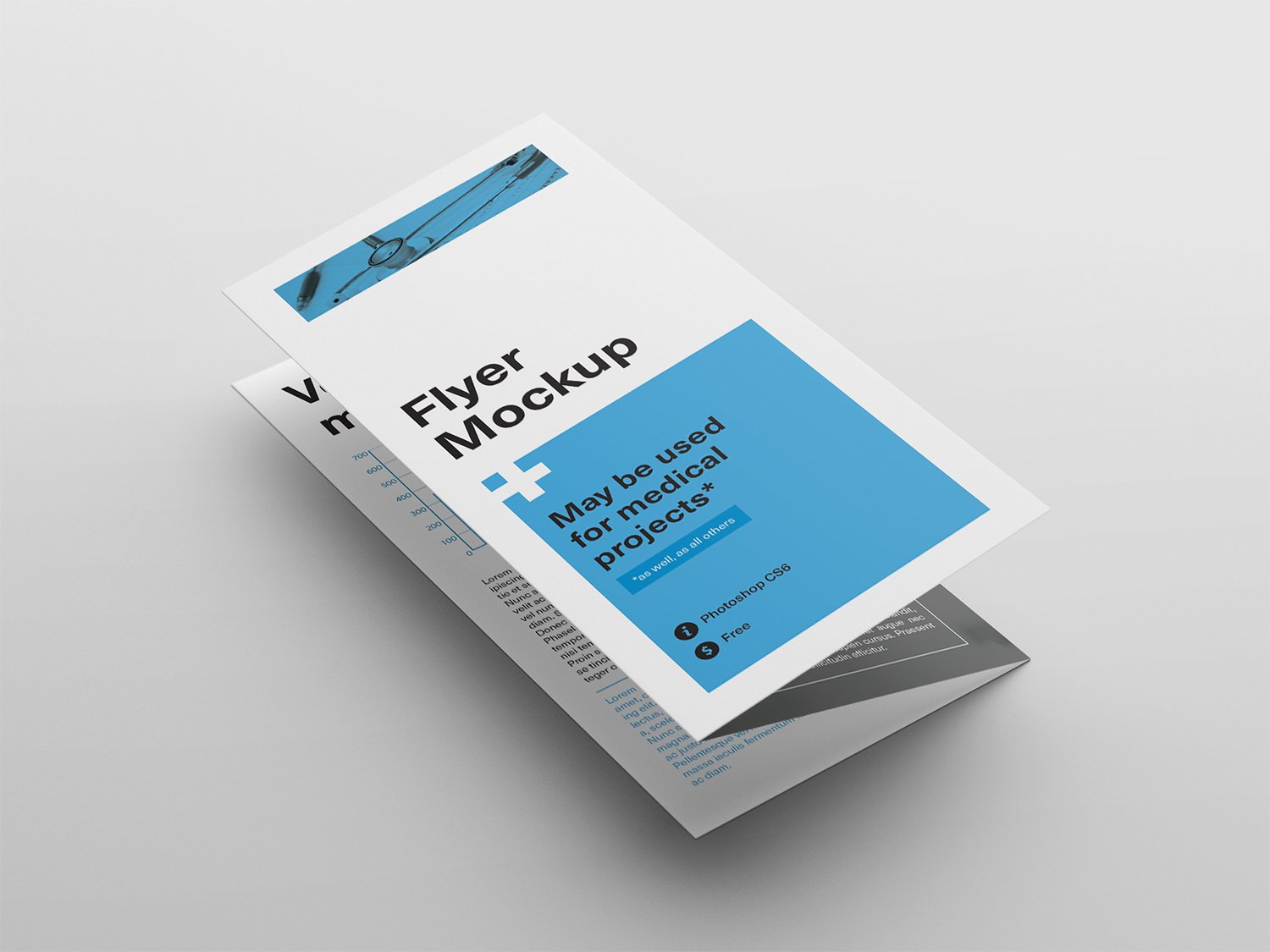 Free PSD Tri-Fold Flyer Mockup PSD - PsFiles