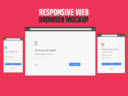 Responsive Web Browser Mockup PSD - PsFiles