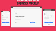 Free 3D Web Browser Mockup PSD - PsFiles