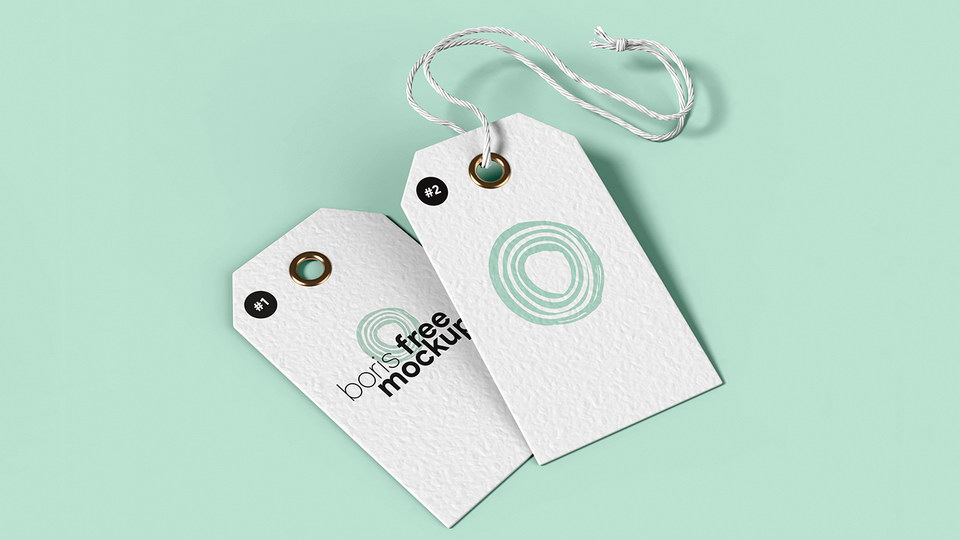 Free Clothing Label Tag Mockup PSD - PsFiles