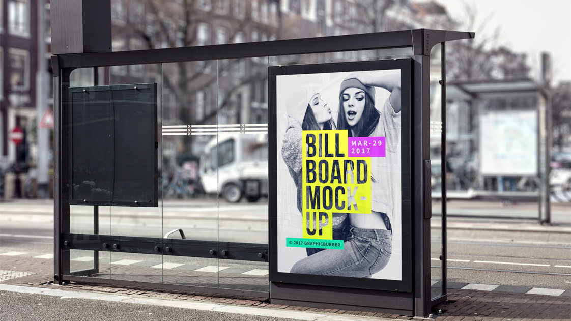 Free Bus Advertising Mockup PSD - PsFiles