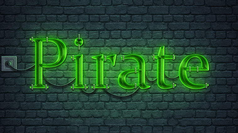 Free Neon Text Effect Mockup PSD - PsFiles