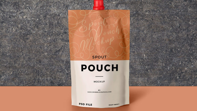 Free Doy Pack Stand-Up Pouch Mockup PSD - PsFiles