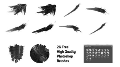 15 Brush Stroke Photoshop Brushes - PsFiles