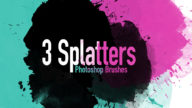 Free 15 Splash Brushes ABR file - Free Photoshop Files