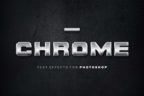 Free 5 Chrome Text Effects PSD and Photoshop Layer Style - PsFiles