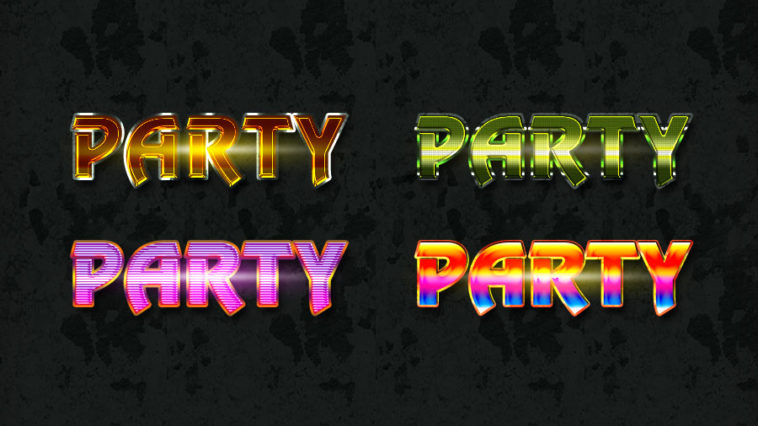 Free Photoshop Layer Style Pack Chrome Effect - PsFiles - Free ...