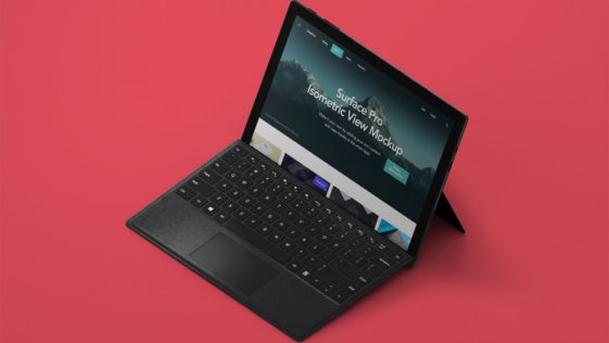 Free Laptop Back Cover Mockup PSD - PsFiles