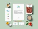 Food Logo Branding Free Mockup PSD - Free Adobe Photoshop Files