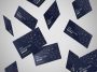 Free Falling Business Cards Mockup - PsFiles