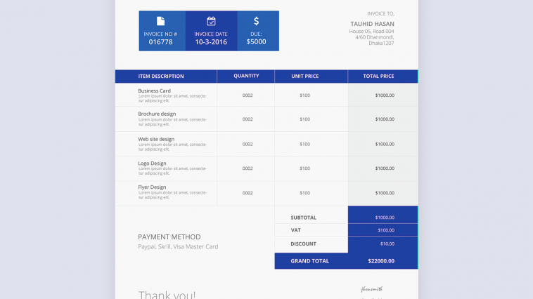 Free Email Template Design PSD - PsFiles