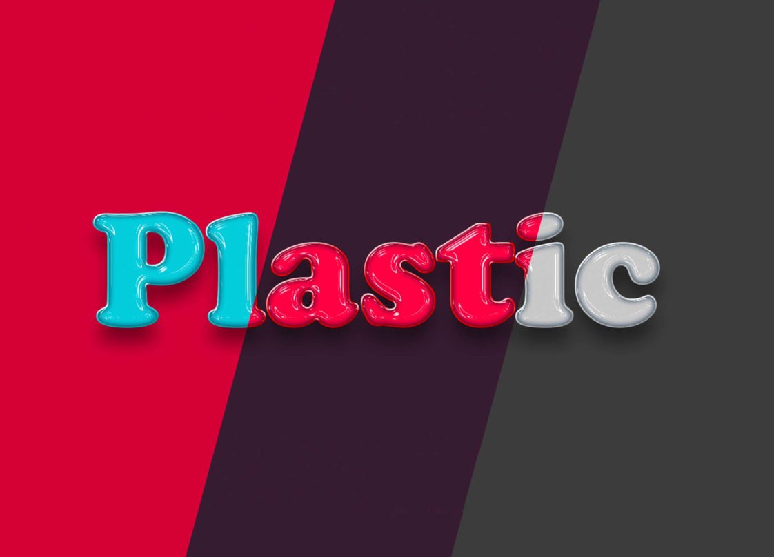 Plastic Text Effect Free PSD - Free Text Effects | PsFiles