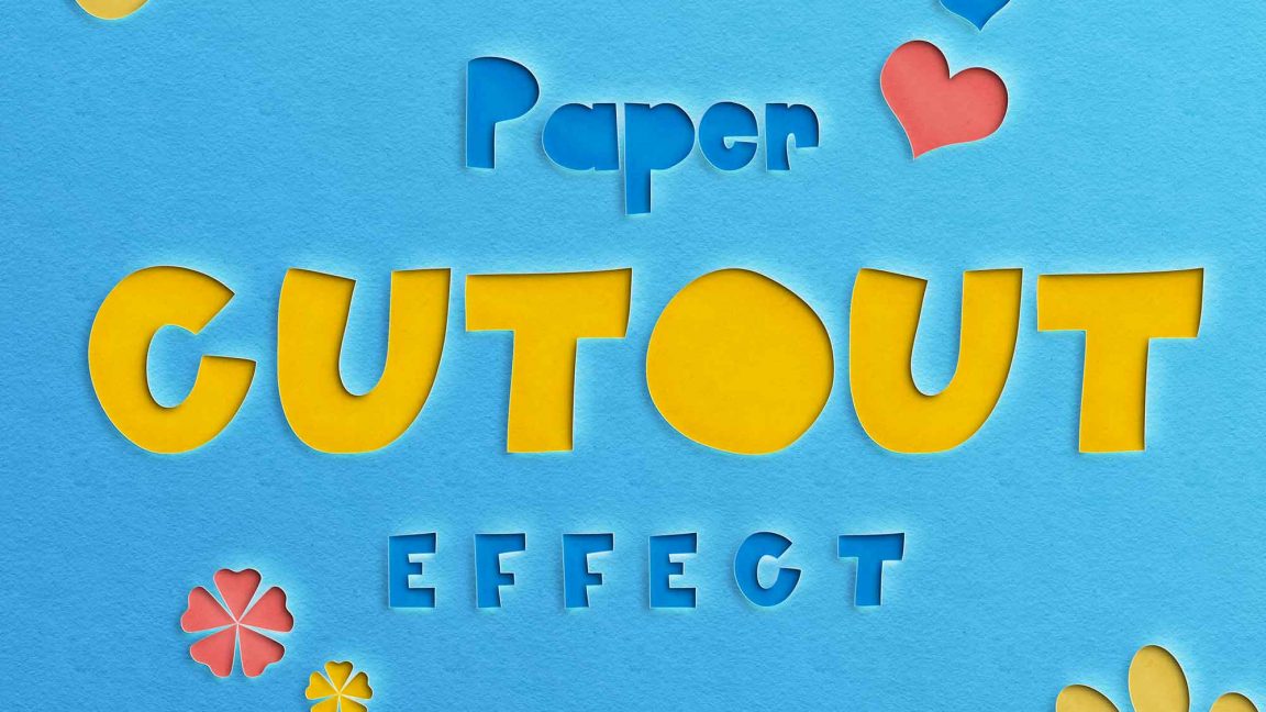 Free Cutout Paper Text Effect Logo Mockup Free PSD - Free Photoshop ...