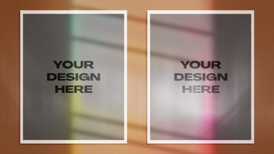 11 Free Rolled and Curled Up Poster Mockup PSD set - PsFiles