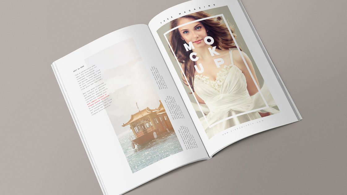 Clear Plastic Wrapped Magazine Cover Mockup for Free - PsFiles
