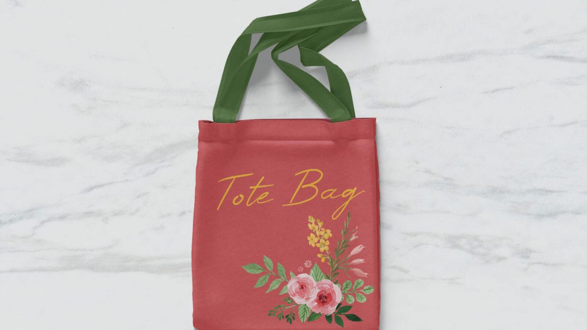 Free Tote Handbag Mockup PSD - PsFiles