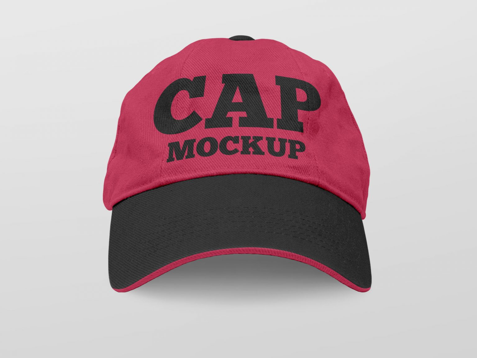 2 Free Curved Cap Mockups PSD Set - PsFiles