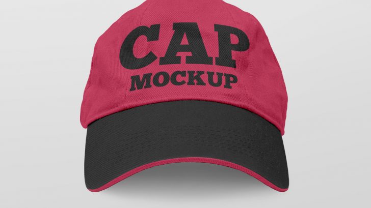 Polyester Mesh Breathable Baseball P-Cap Mockup - PsFiles